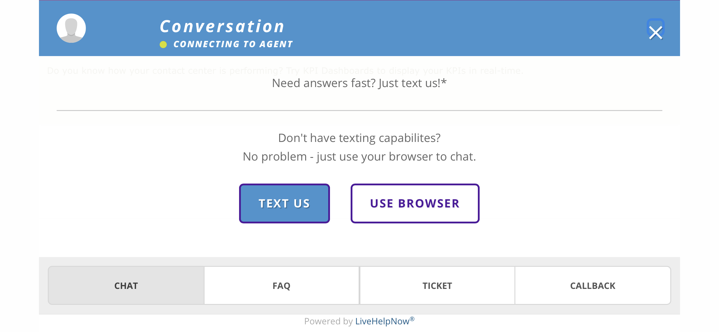 Built for Mobile - LiveHelpNow