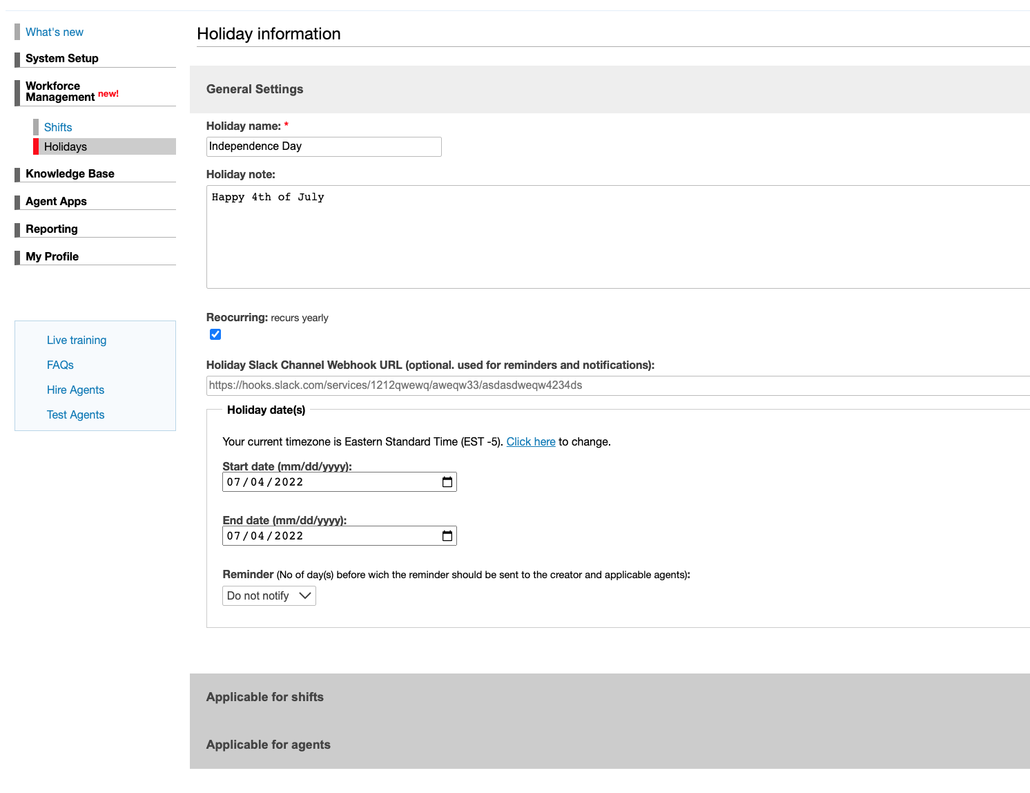 Workforce Management: Simple Tool for Time and Shift Tracking