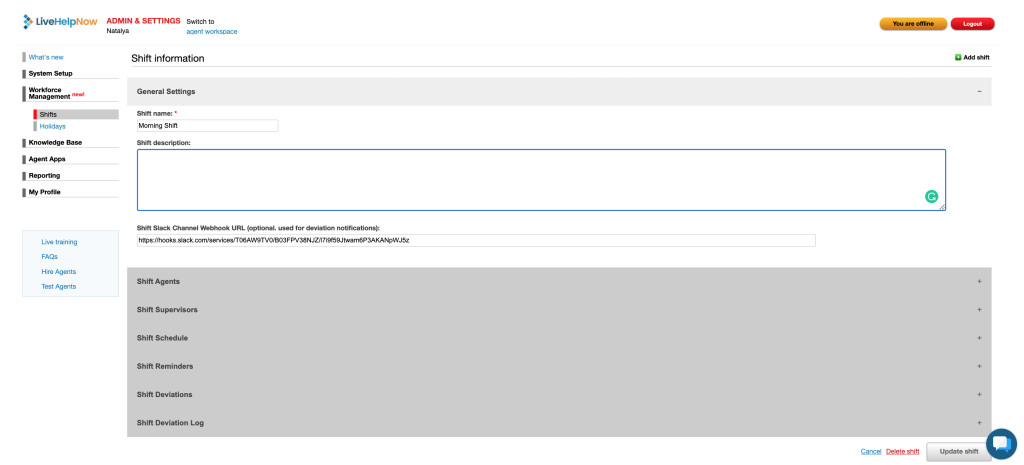 Workforce Management: Simple Tool for Time and Shift Tracking